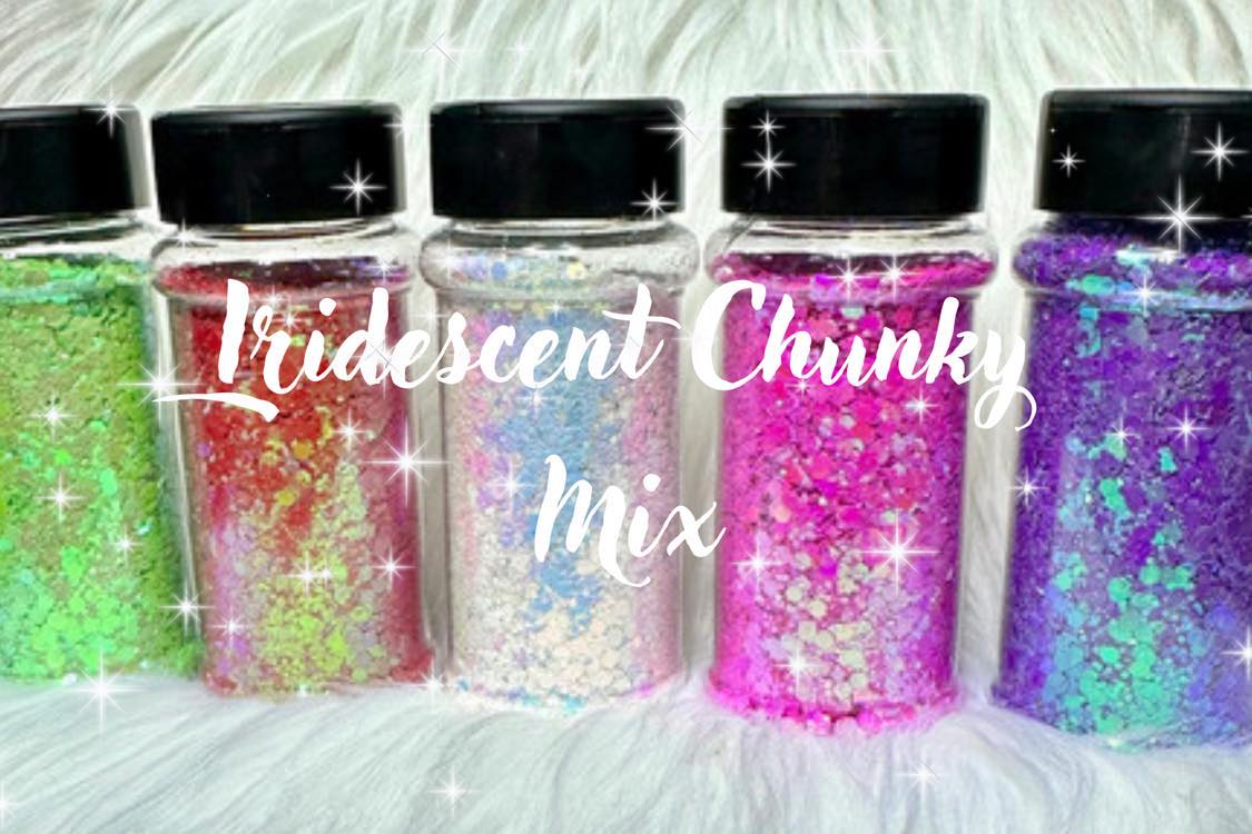 Iridescent Chunky Mix – tagged "iridescent" – HerArts Glitter Co.
