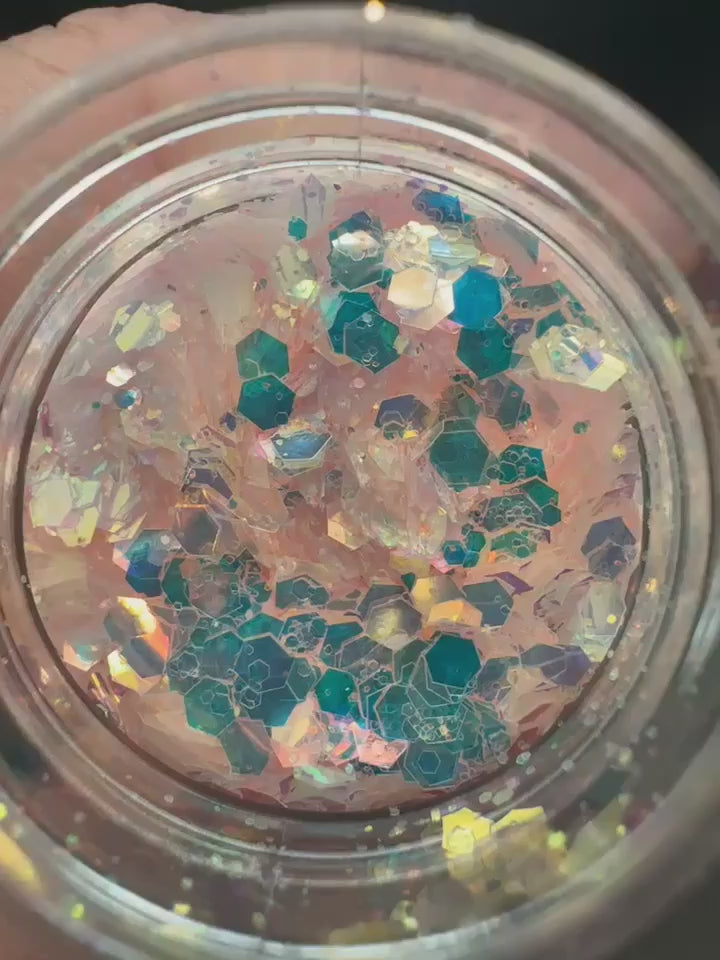 Blinged Out Chunky Mix Opal Glitter – HerArts Glitter Co.